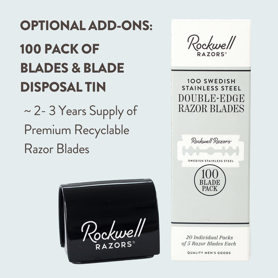 Rockwell 6S Stainless Steel Safety Razor | Rockwell Razors