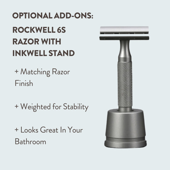 Rockwell 6S Stainless Steel Safety Razor | Rockwell Razors