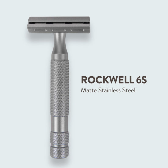 Rockwell 6S Stainless Steel Safety Razor | Rockwell Razors